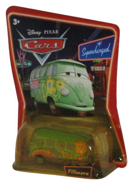 DISNEY PIXAR CARS Movie Supercharged Fillmore Die Cast Toy Car ...