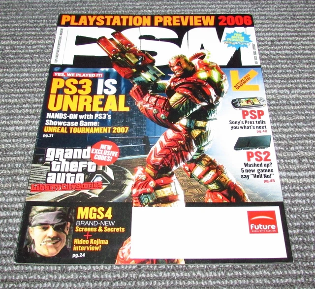 PSM PLAYSTATION MAGAZINE January 2006 Issue 106 (Unreal Tournament ...