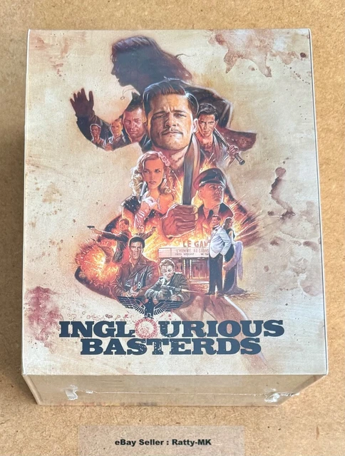 INGLOURIOUS BASTERDS : Complete Basterds Edition Steelbook 4K Blu Ray ...