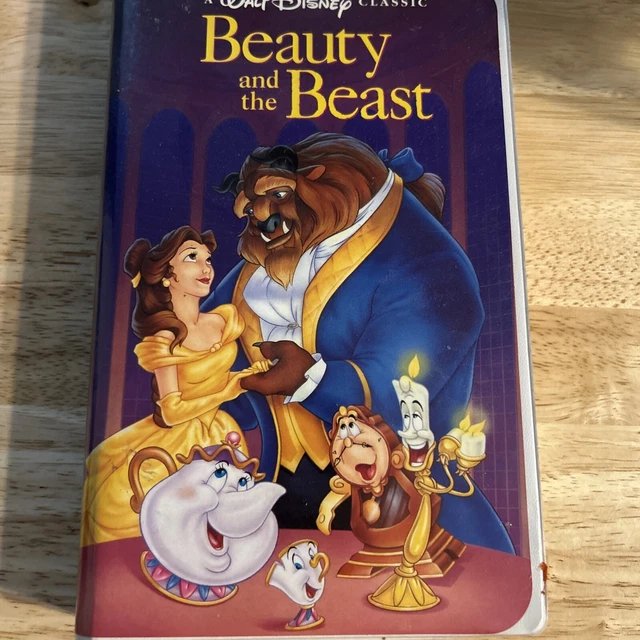 WALT DISNEY 1992 Beauty And The Beast Vhs (The Classics Black Diamond ...