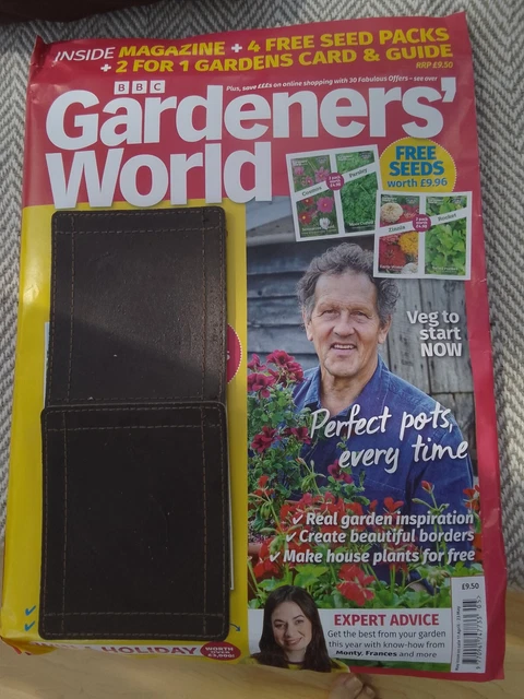 BBC GARDENERS WORLD MAGAZINE MAY 2024 WITH 4 x SEED PACKS, no 2 for 1 ...