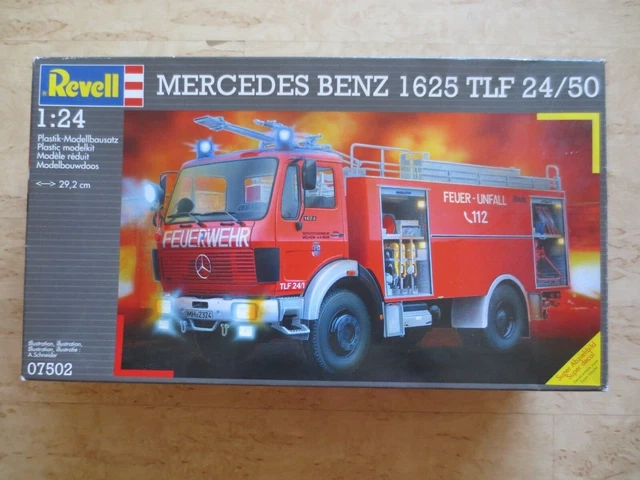+++REVELL MERCEDES BENZ 1625 TLF 24/50 fire brigade 1:24+++Kit new ...