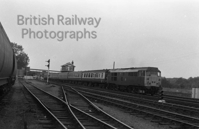 35MM NEGATIVE BRITISH Railways Diesel Loco Class 31 31418 at March 1970 ...