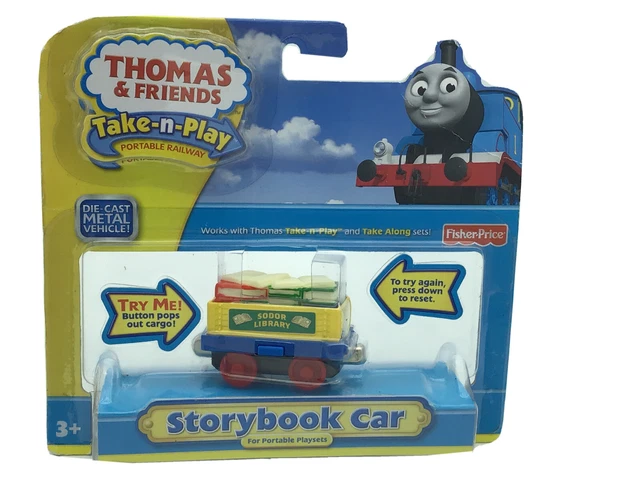 THOMAS & FRIENDS Take-n-Play Sodor Library Storybook Auto R9616 EUR 15 ...