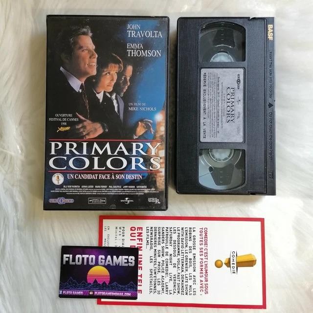 VHS D'ORIGINE FR : Primary Colors - John Travolta Emma Thomson - Floto ...