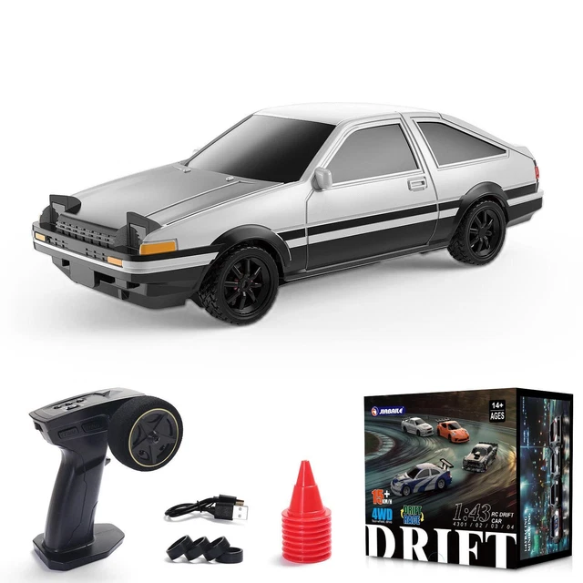 1/43 HIGH SPEED 2.4G RC Racing Car AE8 6Gyroscope RTR Drift Vehicle 4WD ...