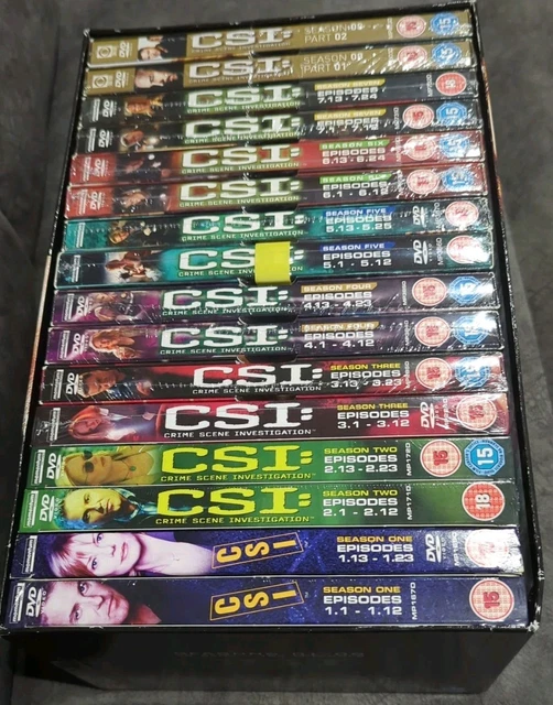 CSI: CRIME SCENE Investigation DVD Collection Seasons 1-8 Box Set: FREE ...