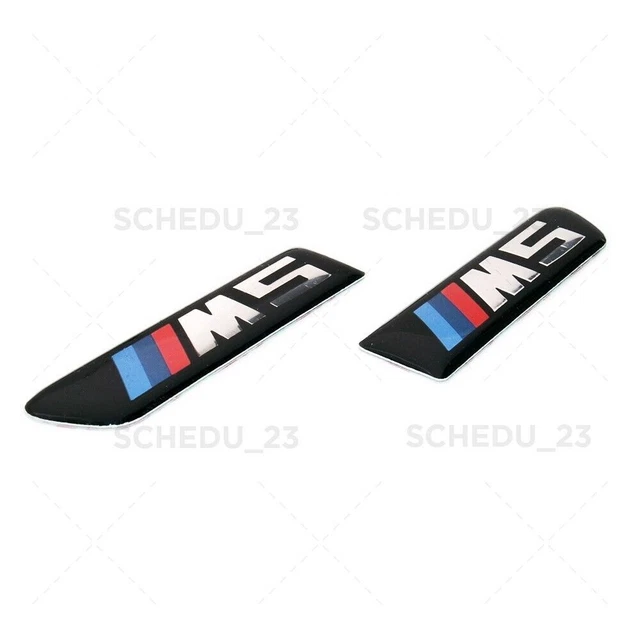 BMW F10 M5 Left Right Side Fender Vent Marker Grille Badge Emblem ...