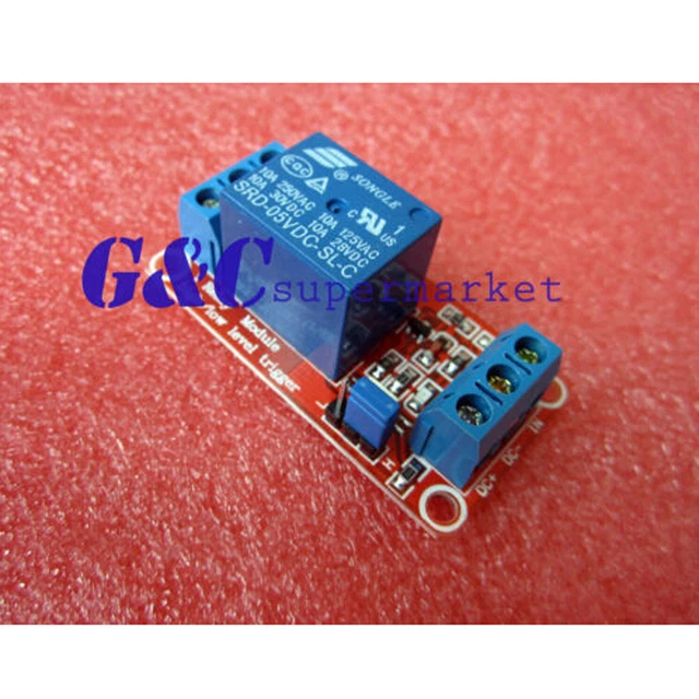 1/5 5V 1-CHANNEL Relay Module with Optocoupler H/L Level for Arduino ...