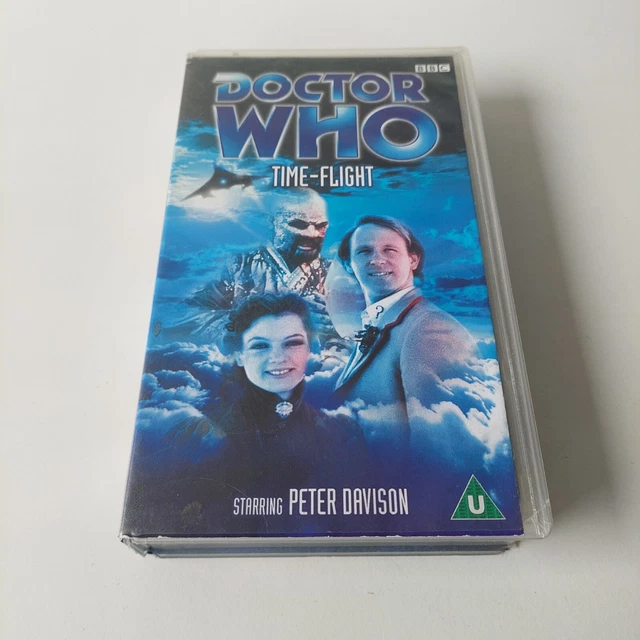DOCTOR WHO EX Rental VHS Video Cassette Time-Flight Peter Davison £5.13 ...