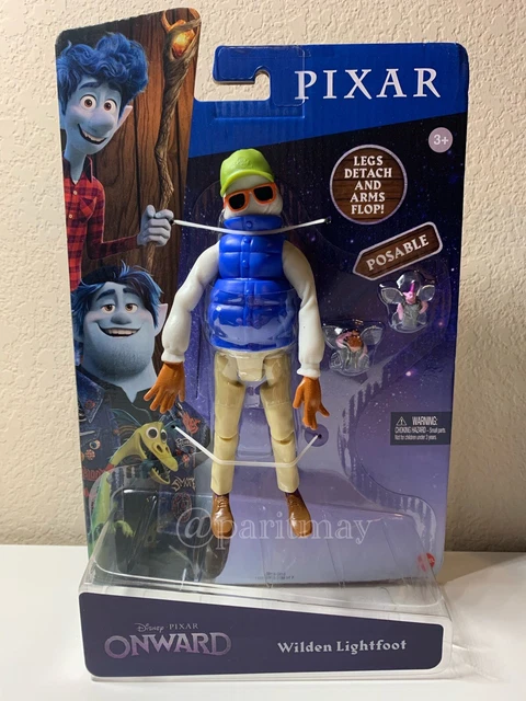 Disney Pixar Onward Movie Poseable Ian Lightfoot Figure And Blazey
