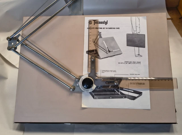 TECNOSTYL 620 vintage portable drafting 500MMX350MM Drafting drawing Board £363.68 - PicClick UK