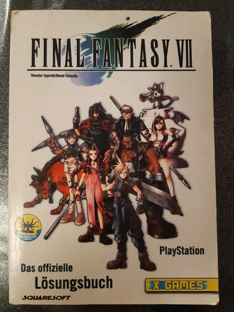 GUIDE OFFICIAL FINAL fantasy VII PS1 playstation 1 version allemande ...