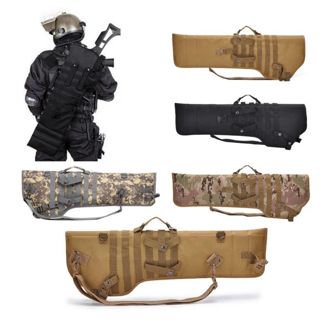 NEW TACTICAL RIFLE Scabbard Case Shotgun Shoulder Carry Bag Hunting Gun ...