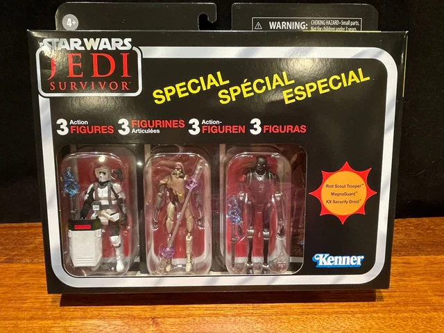 STAR WARS VINTAGE Collection Gaming Gross Star Wars Jedi: Survivor 3Er ...