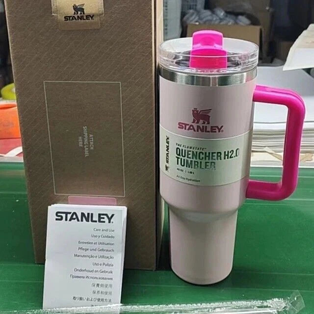 STANLEY 40OZ FLAMINGO Pink Tumbler Stainless Steel H2.0 FlowState ... STANLEY 40OZ FLAMINGO Pink Tumbler Stainless Steel H2.0 FlowState ...