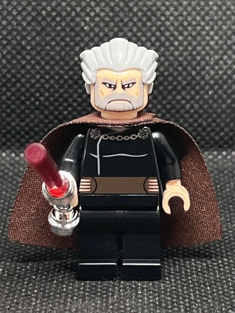 LEGO STAR WARS Mini Figure Count Dooku & Lightsaber Hilt (2009) 7752 ...
