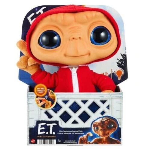 ET THE EXTRA-TERRESTRIAL Plush 40th Anniversary Soft Toy With Lights And Sounds £44.99 - PicClick UK