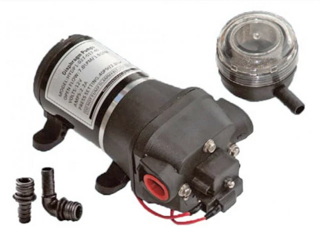 MAAS AUTOMATIC WATER pump 12v, 10 l/min, 2.4bar(35psi) HY1210 £69.95 ...