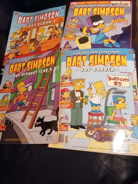 COLLECTION OF FOUR 'Simpsons Comics' - Bart Simpson - Bongo EUR 5,73 ...