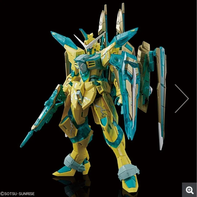 JUSTICE GUNDAM MG 1/100 Cruz Contraste Colores Verde Claro Nuevo EUR ...