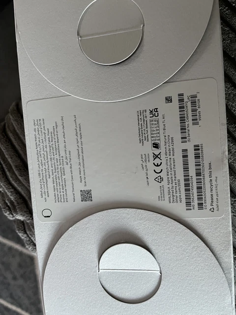 APPLE WATCH ULTRA Series 2 49mm Natural Ti Blue TL M/L numero di ...