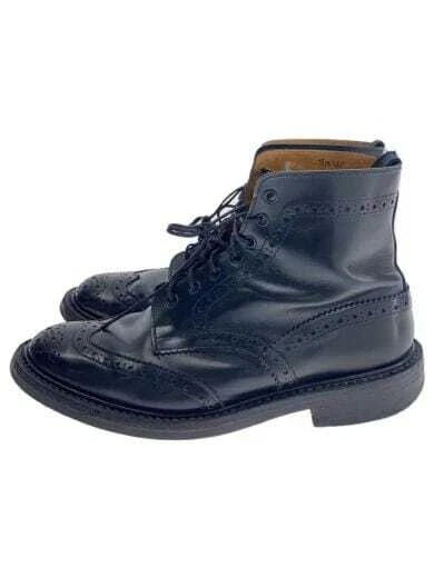 TRICKERS/LACE-UP BOOTS/UK8/BLACK/W TIP £281.44 - PicClick UK