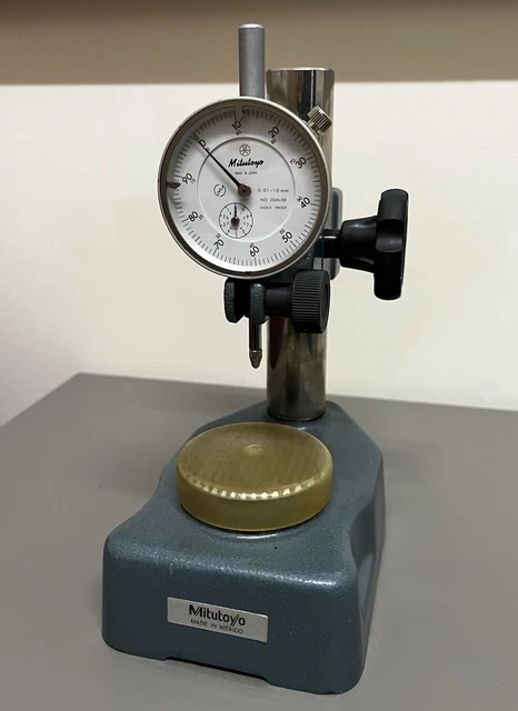 MITUTOYO INDICATOR COMPARATOR Gage W/ Mitutoyo 0 - 1 .0005 " Indicator ...