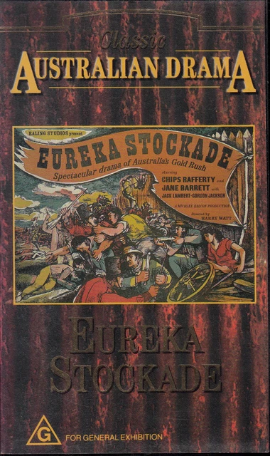 EUREKA STOCKADE CHIPS Rafferty Video VHS Pal SirH70 $9.95 - PicClick AU