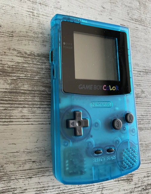 CONSOLE NINTENDO GAMEBOY Game Boy Color GBC /CRYSTAL Clear Trasparente ...