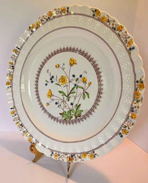 VINTAGE COPELAND SPODE 'Buttercup" 13" Round Serving Plate $32.47 ...