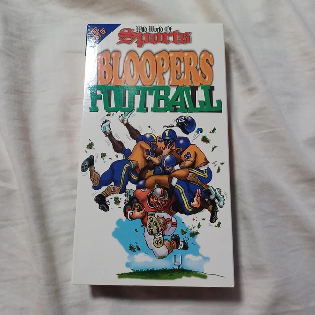 WILD WORLD OF Sports Bloopers Football (VHS Tape 1996) £4.58 - PicClick UK