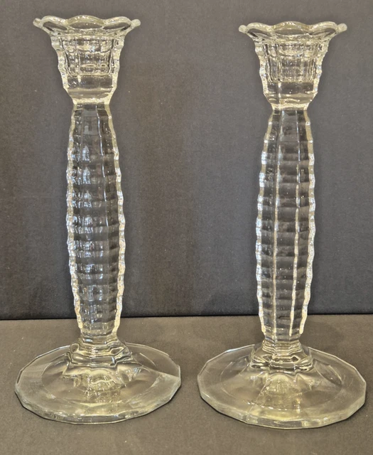 LOVELY PAIR OF 1920's Josef Inwald Jacobean Candlesticks VGC x 2 £35.95 ...