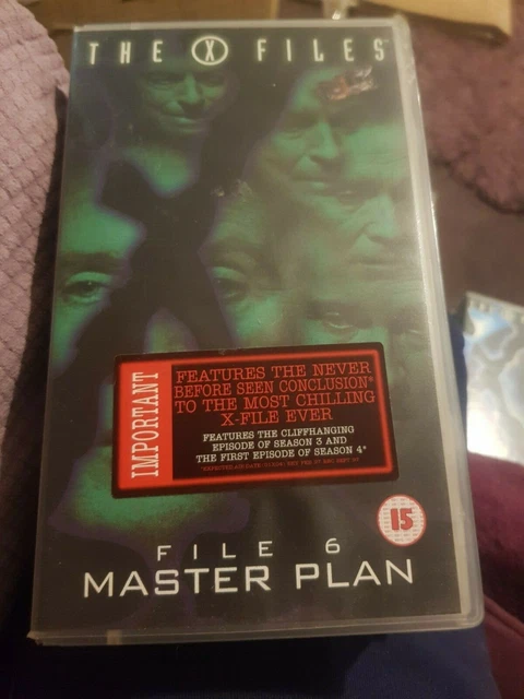 THE X FILES File 6: Master Plan (VHS/SUR, 1996) £0.99 - PicClick UK