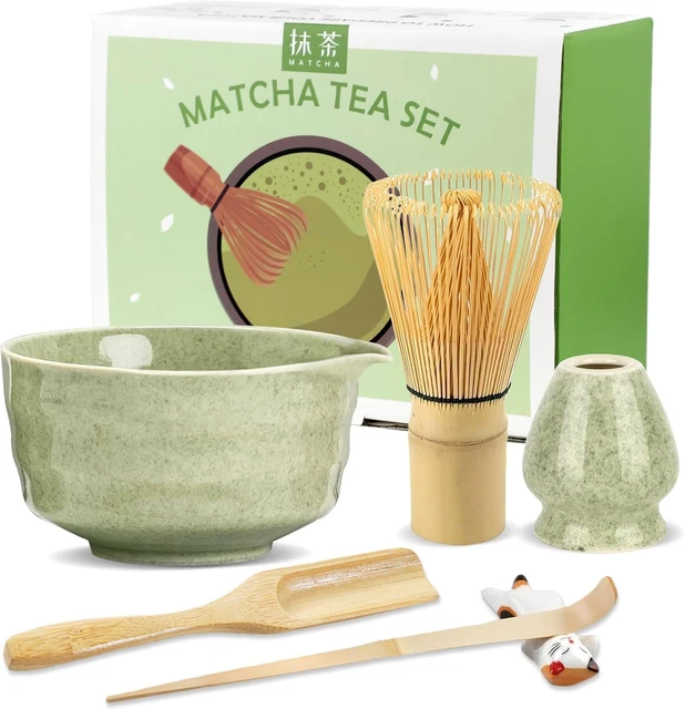 HENGLISAM MATCHA KIT – 6 Piece Matcha Tea Set – Matcha Whisk Set ...