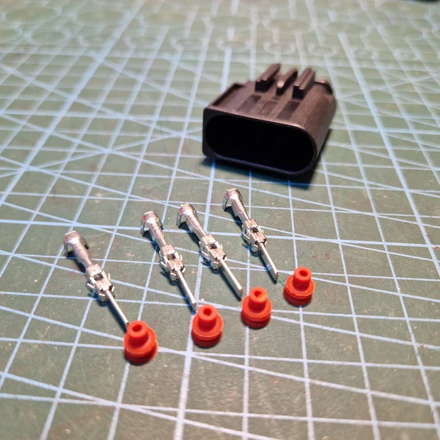 MERCEDES BENZ 4 Pin Female Plug Connector A C SLK SL S E Class Sprinter ...