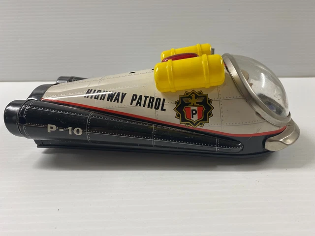 TIN TOY JAPAN Modern Toys Masudaya Highway Patrol Bo P-10 £94.64 ...