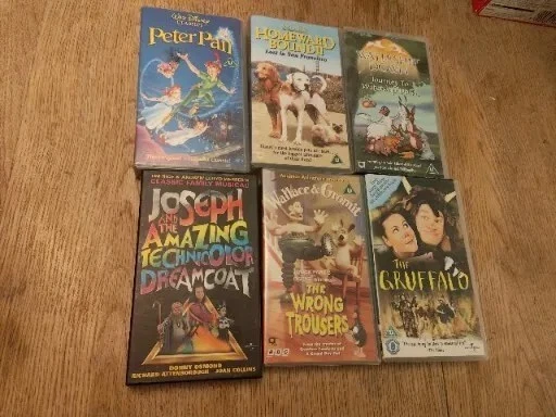 DISNEY WALLACE AND Gromit watershed Down The Gruffalo vhs bundle £9.99 ...
