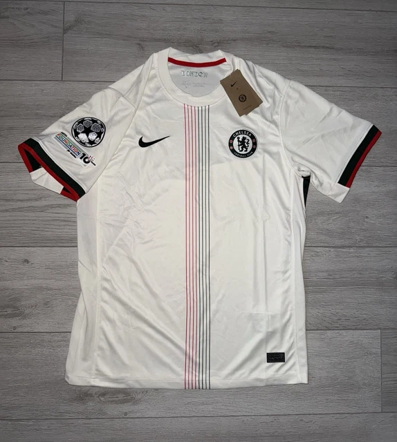 CHELSEA FC SEASON 2025-26 Away Shirt With UCL Patch (Mens Size L) £31. ...