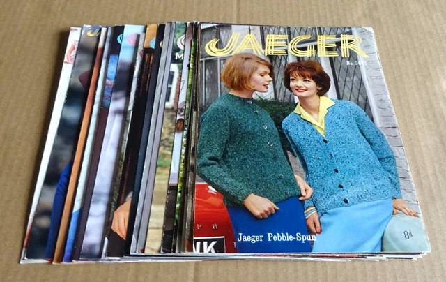 MULTI-LIST OF SELECTION Of Jaeger Lady’s/Mens Knitting Patterns (H) (A5 ...