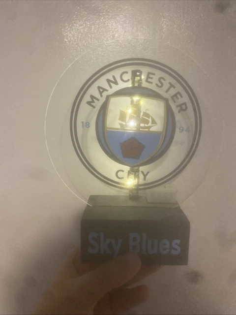 A MAN CITY Light With Multiple Different Light Settings £6.00 - PicClick UK