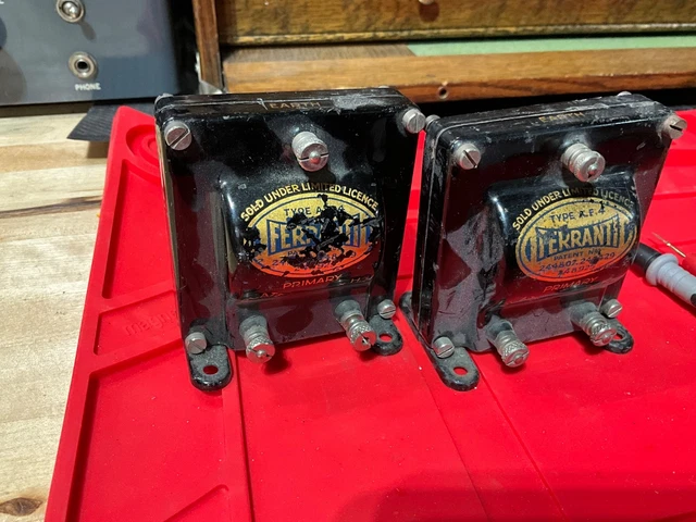 FERRANTI TRANSFORMERS - Hollinwood, England model AF4 2 pcs £89.34 ...