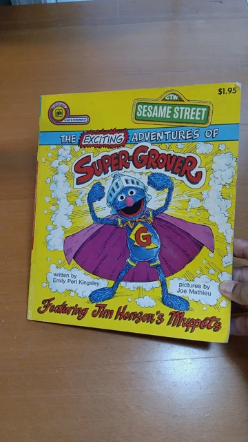 THE EXCITING ADVENTURES of Super Grover Sesame Street Jim Henson's ...