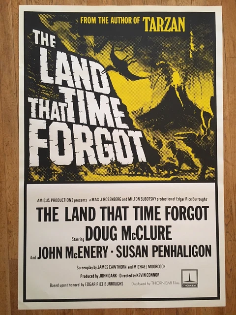 THE LAND THAT Time Forgot 1974 Original British Amicus Film Poster Doug ...