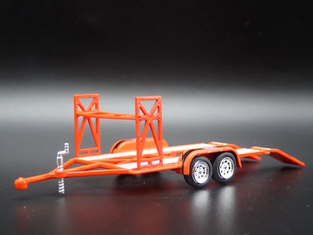 STP TANDEM PLAT Voiture Remorque Avec / Chargement Rampes 1:64 ...