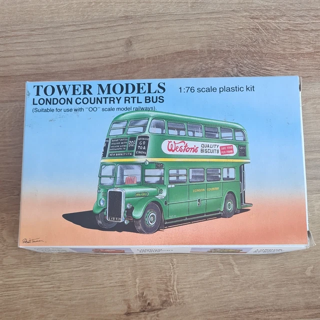 TOWER MODELS LONDON Country RTL Bus Model Bus Kit Scale 1-76 New £8.82 ...