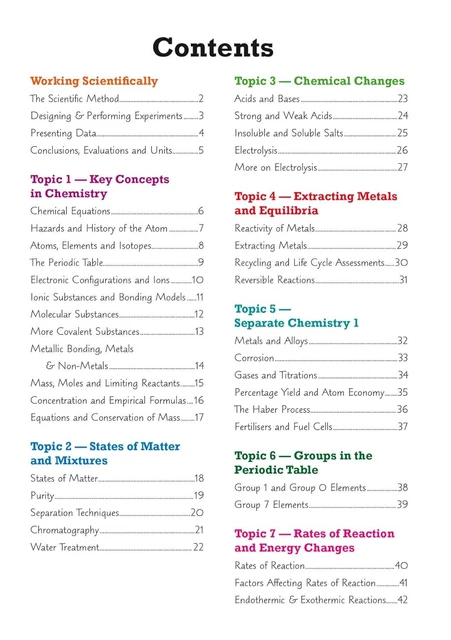 GCSE CHEMISTRY EDEXCEL Knowledge Organiser: for the 2026 and 2027 exams ...
