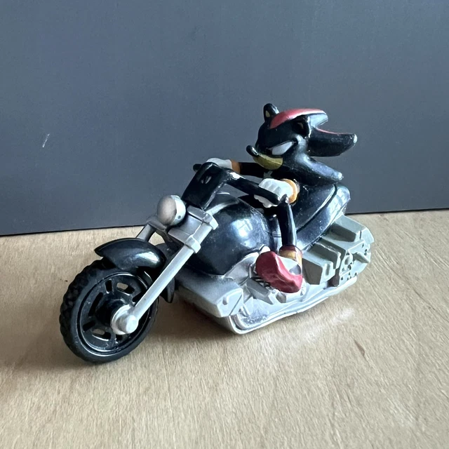 SONIC THE HEDGEHOG Gacha Shadow Pull Back Race Car Tomy 2011 Motorcycle ...