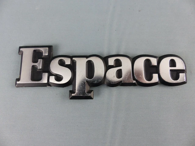 RENAULT ESPACE EMBLÈME logo sigle insigne monogramme hayon coffre en ...