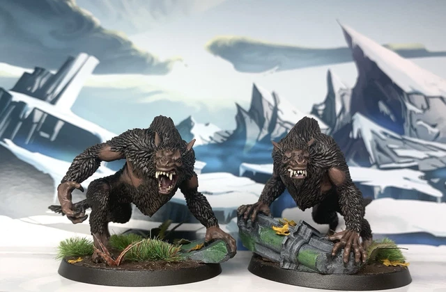 WARHAMMER LOTR MESBG Werewolves of Angmar Made To Order £180.00 ...